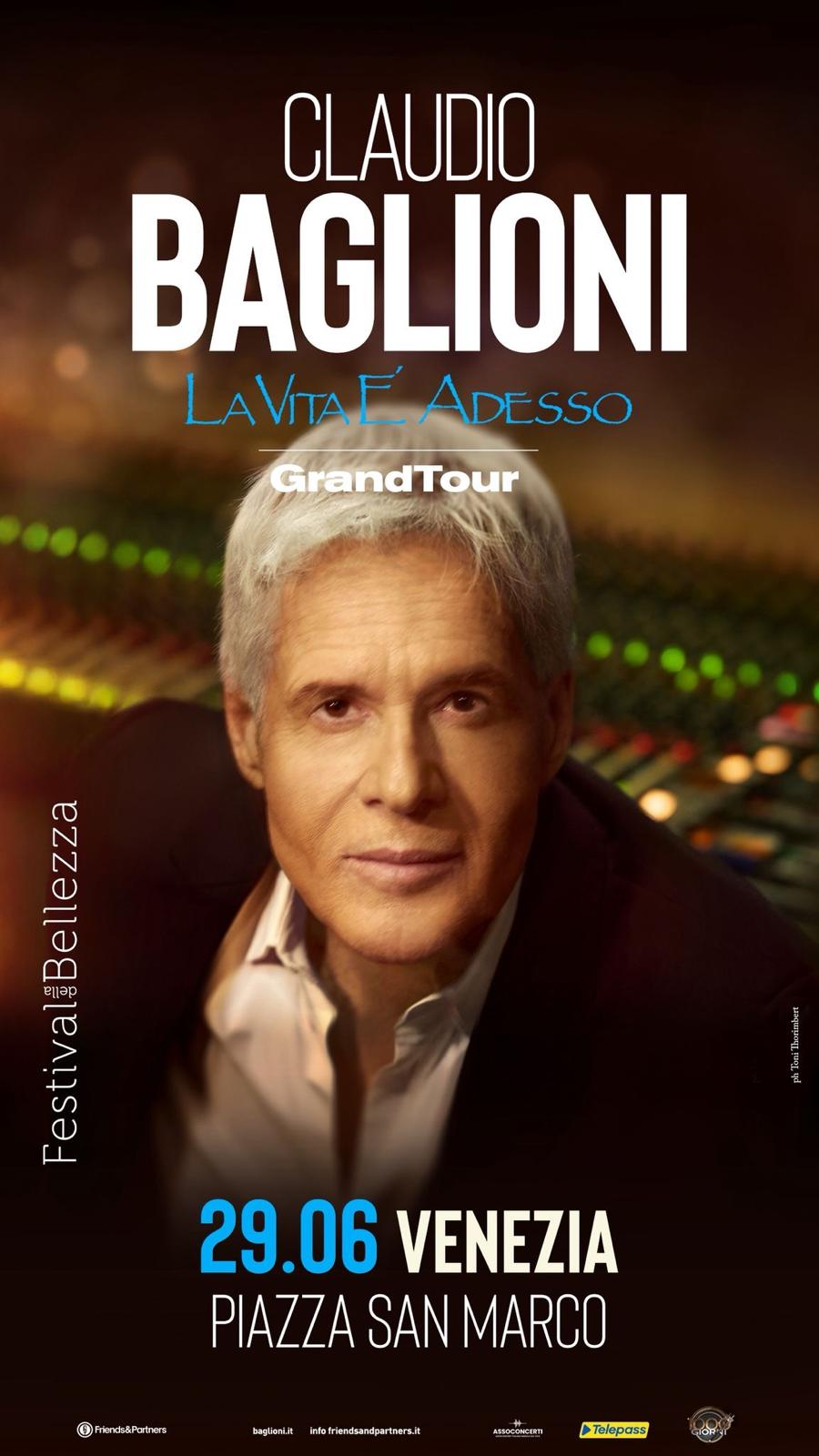 Claudio Baglioni sceglie Piazza San Marco per l’apertura del suo ...